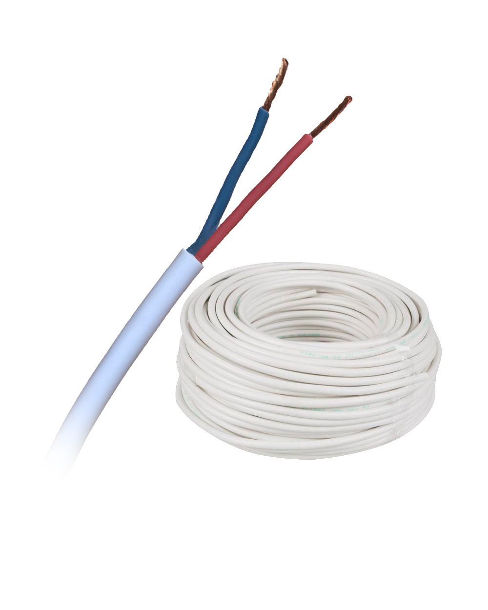 Fir electric ПВС 2x2.5 (alb) (colac 10m)